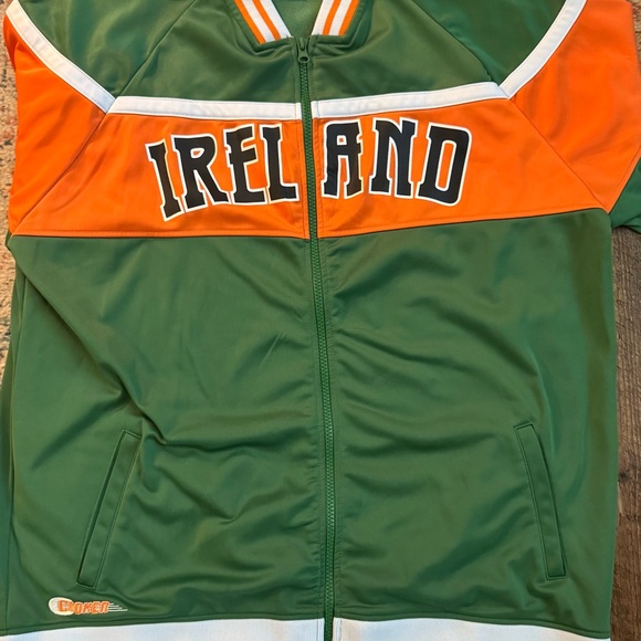 Crocker | Jackets & Coats | Vintage Green And Orange Ireland Jacket ...